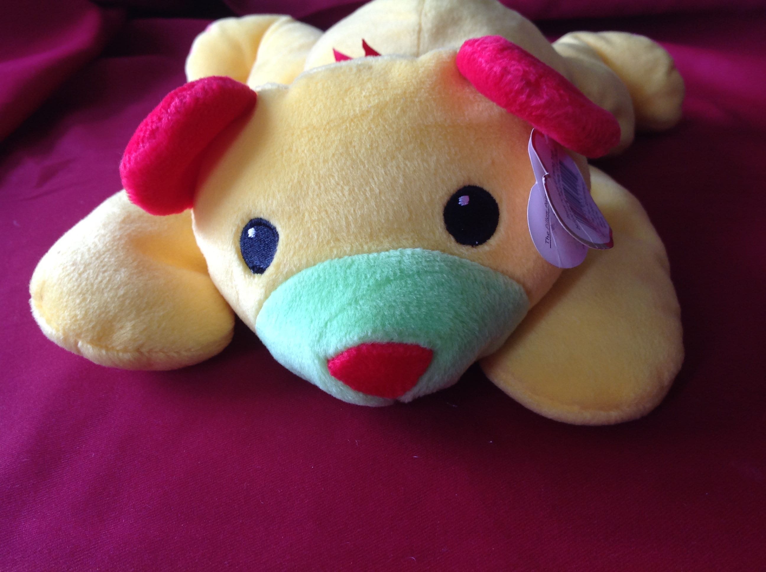 TY Pillow Pals Huggy and Yellow Bear 1998 Vintage Soft Toy - Etsy