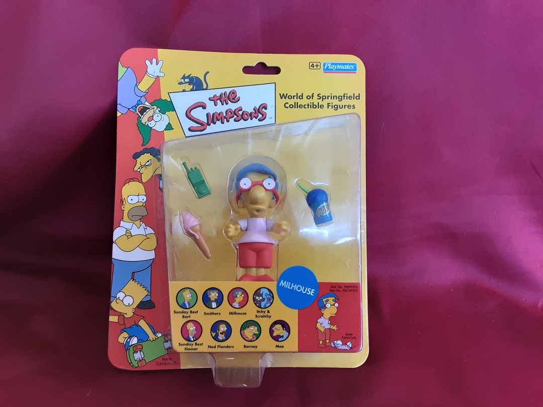 The Simpsons Milhouse Van Houten Rare BNIB World of Springfield Mint ...