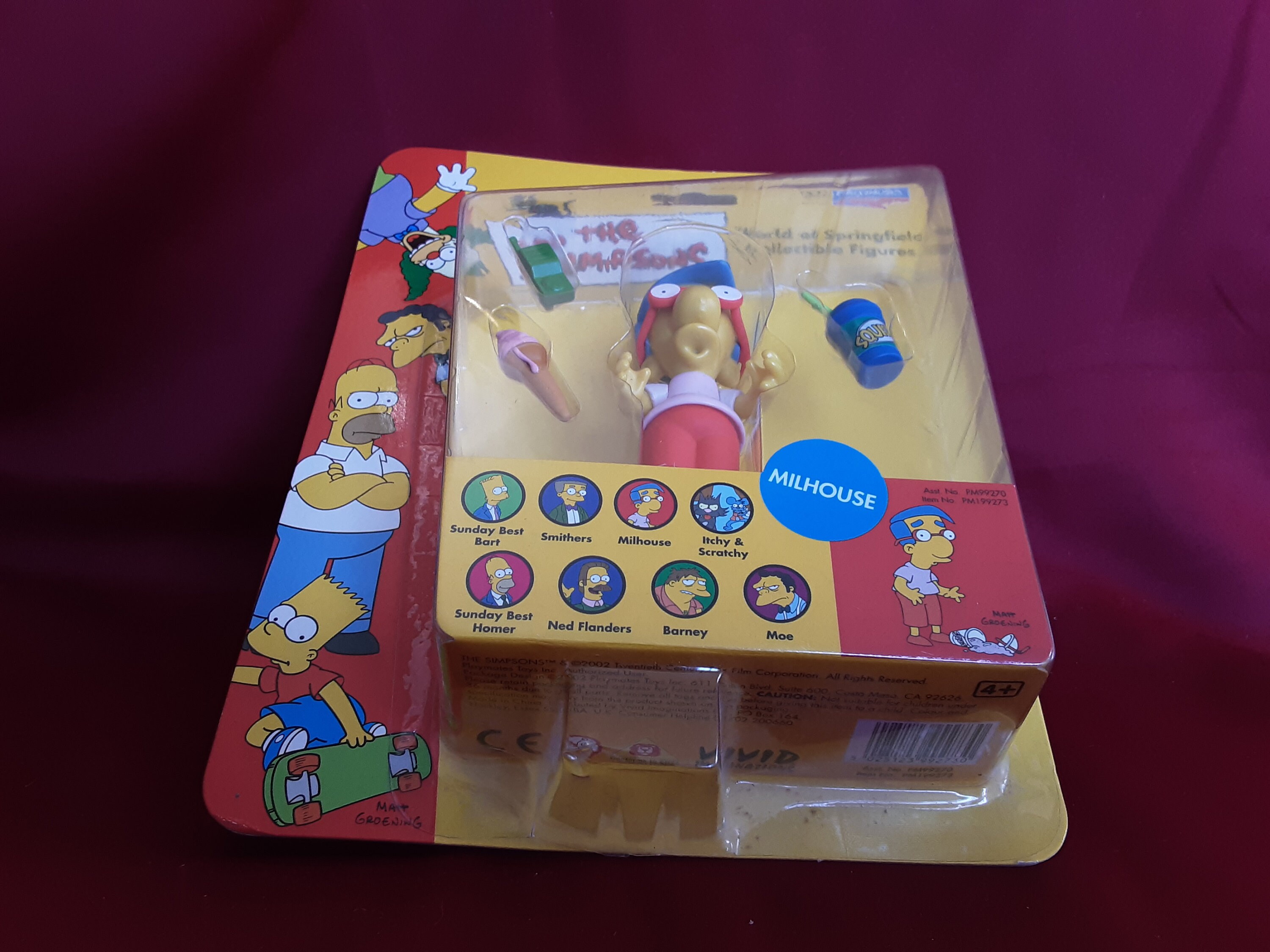 The Simpsons Milhouse Van Houten Rare BNIB World of Springfield Mint ...