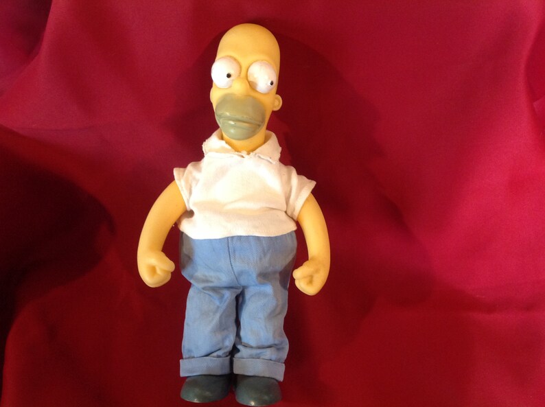 Homer Simpson 1990 Character Figure PVC TCFFC the Simpsons Toys ...