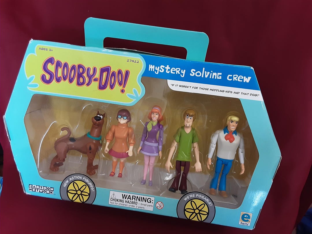 Scooby Doo Mystery Solving Crew Poseable Figure Set 2001 Canadian Rare ...
