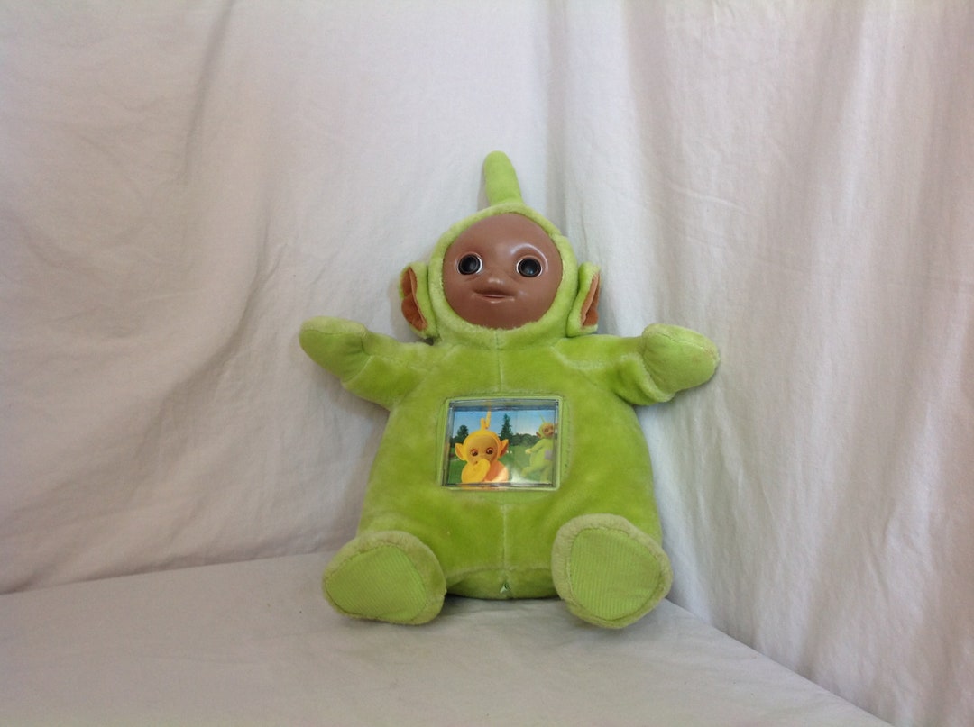 Vintage Teletubbies Dipsy Plush Electronic Musical 1996 Tomy Ragdoll Moving Screen 15tall Great ...