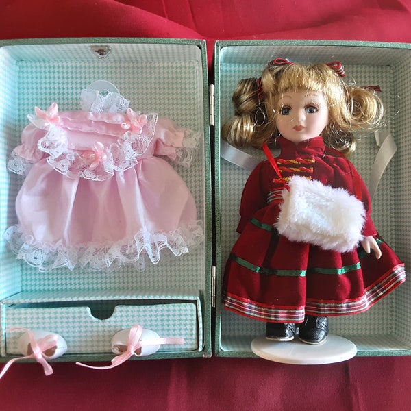 Miniature Porcelain Doll - Etsy