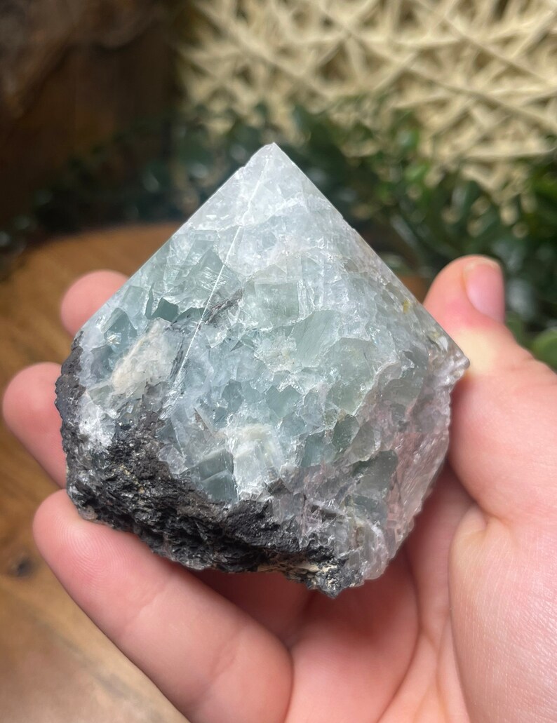 Home Décor Fluorite Crystal Top Polished Point Home & Living etna.com.pe