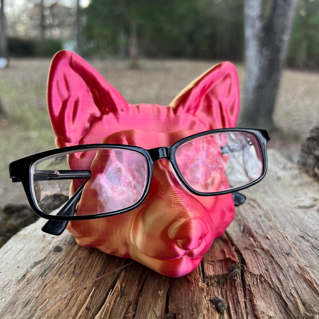 Kekreations Fox Head Eyeglasses Holder - Etsy
