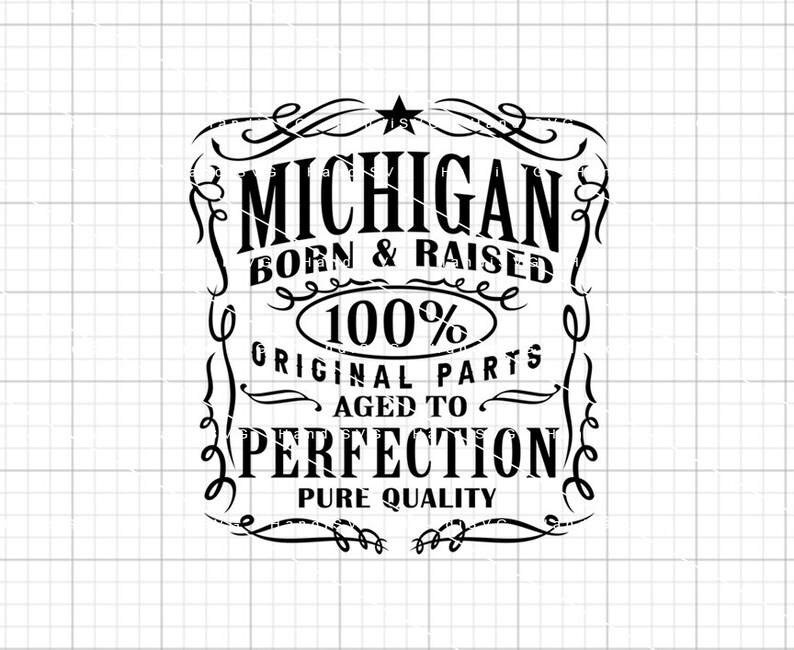 Michigan SVG PNG Vintage Michigan Home USA Aged to Perfection Michigan ...
