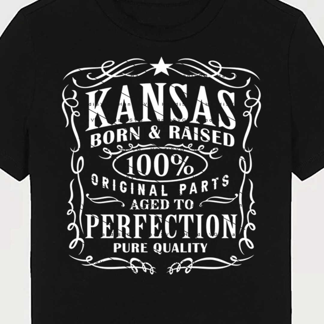 Kansas SVG PNG Vintage Kansas Home USA Aged to Perfection Kansas Cut ...