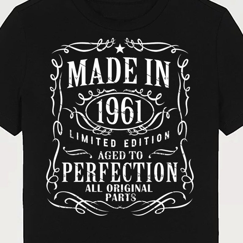 1961 Birthday SVG PNG 1961 Birthday Vintage 1961 Aged to - Etsy