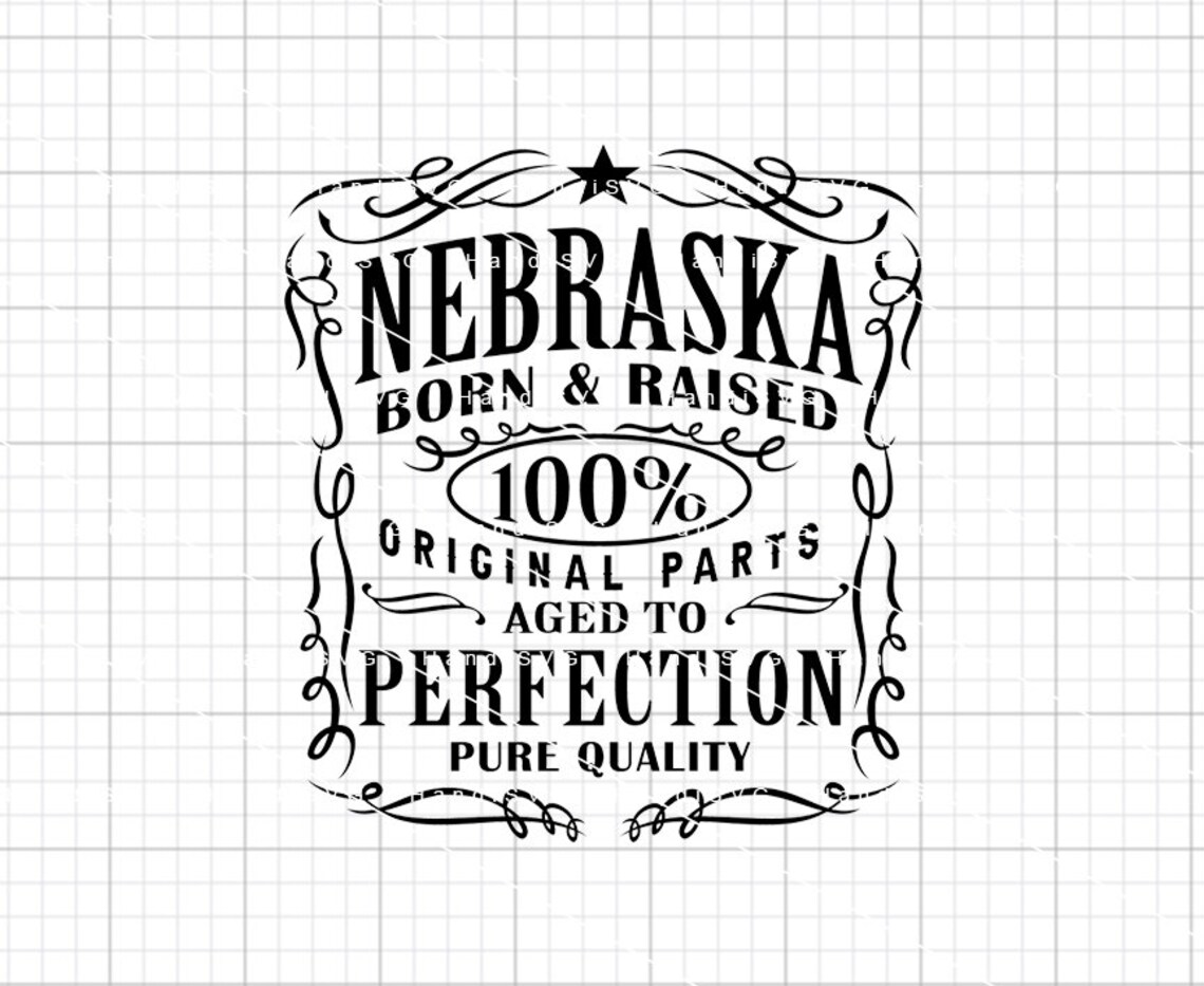 Nebraska SVG PNG Vintage Nebraska Home USA Aged to Perfection Nebraska ...