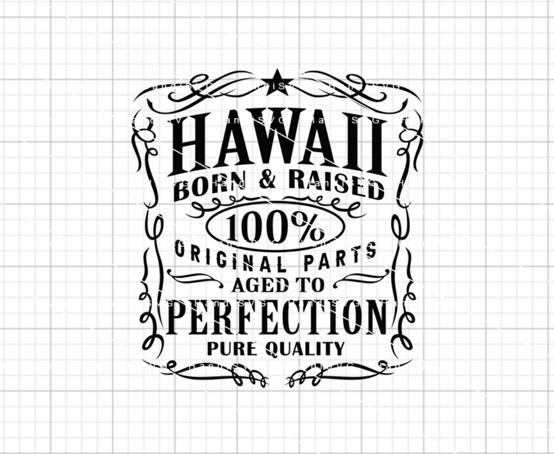 Hawaii SVG PNG Vintage Hawaii Home USA Aged to Perfection Hawaii Cut ...