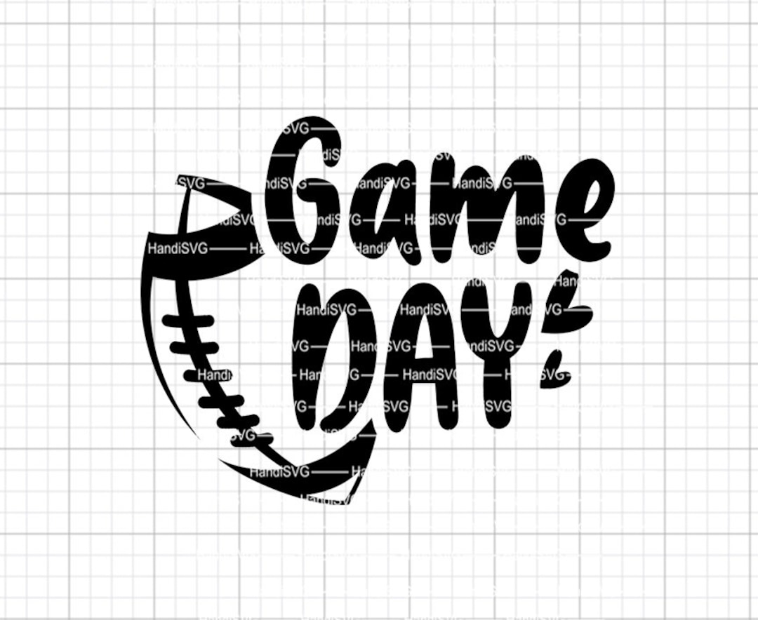 Game Day Football SVG PNG Football Mom Football Cut File Football ...