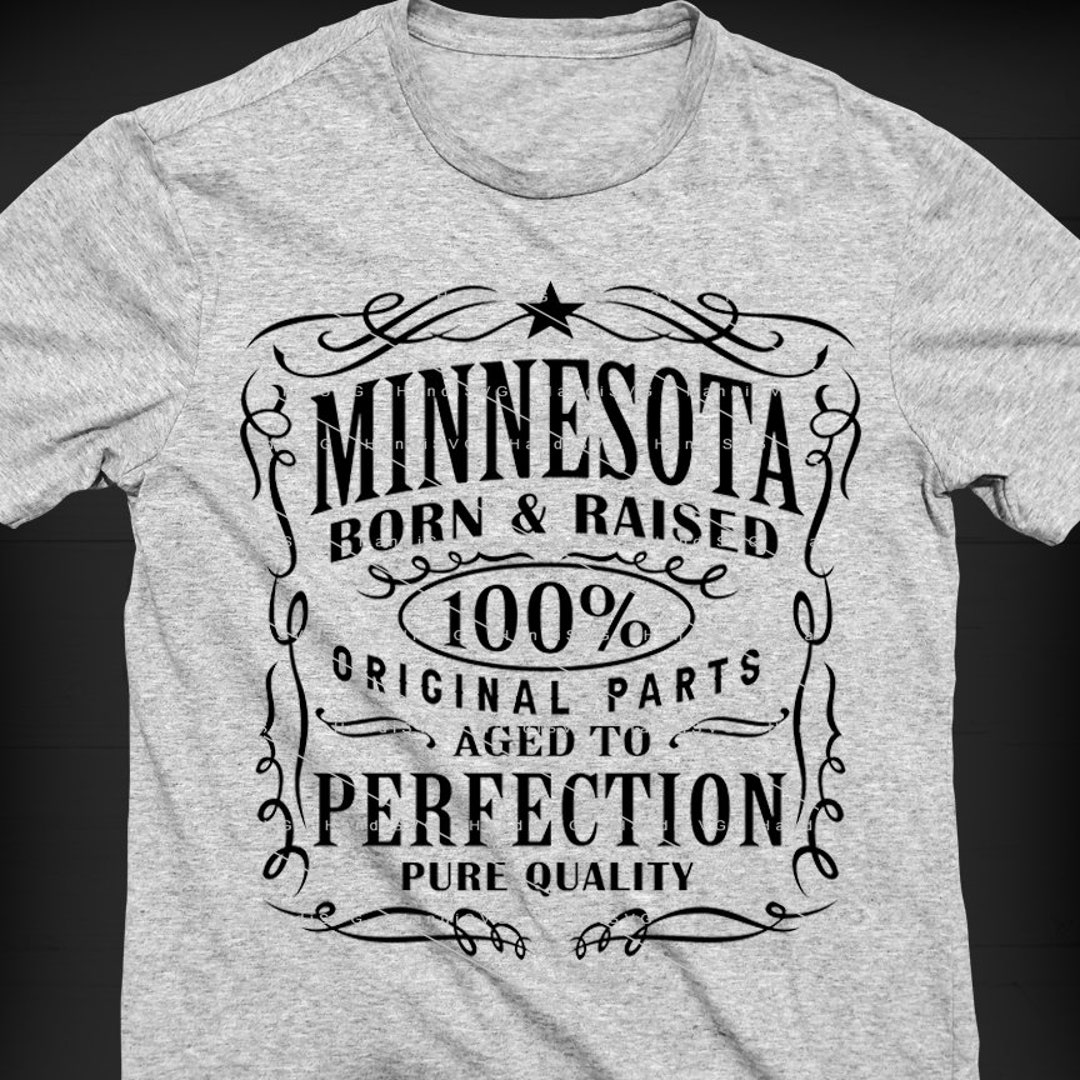 Minnesota SVG PNG Vintage Minnesota Home USA Aged to Perfection ...