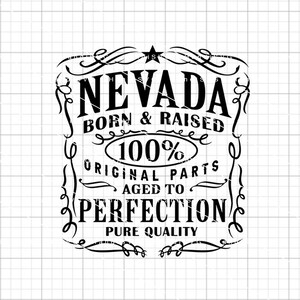 Nevada SVG PNG Vintage Nevada Home USA Aged to Perfection Nevada Cut ...