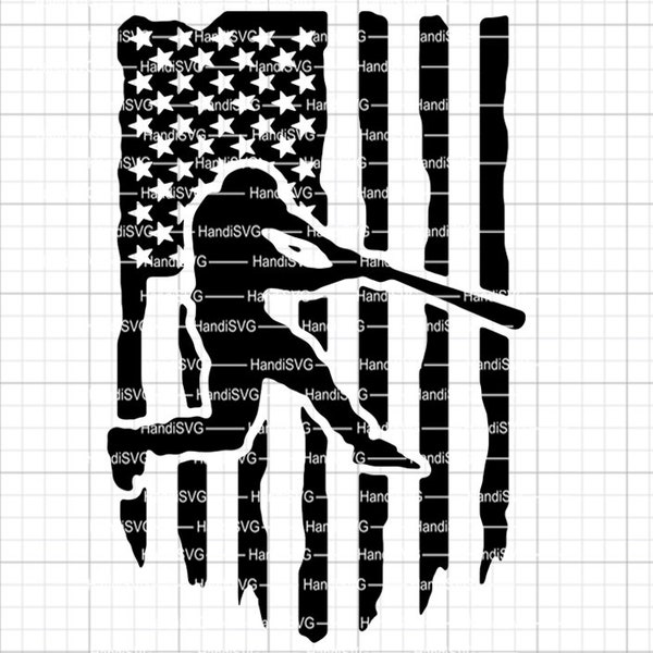American Flag Baseball Bat Sublimation - Etsy