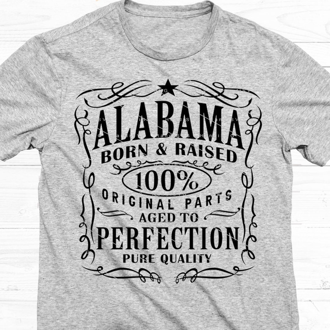 Alabama SVG PNG Vintage Alamaba Home USA Aged to Perfection Alabama Cut ...