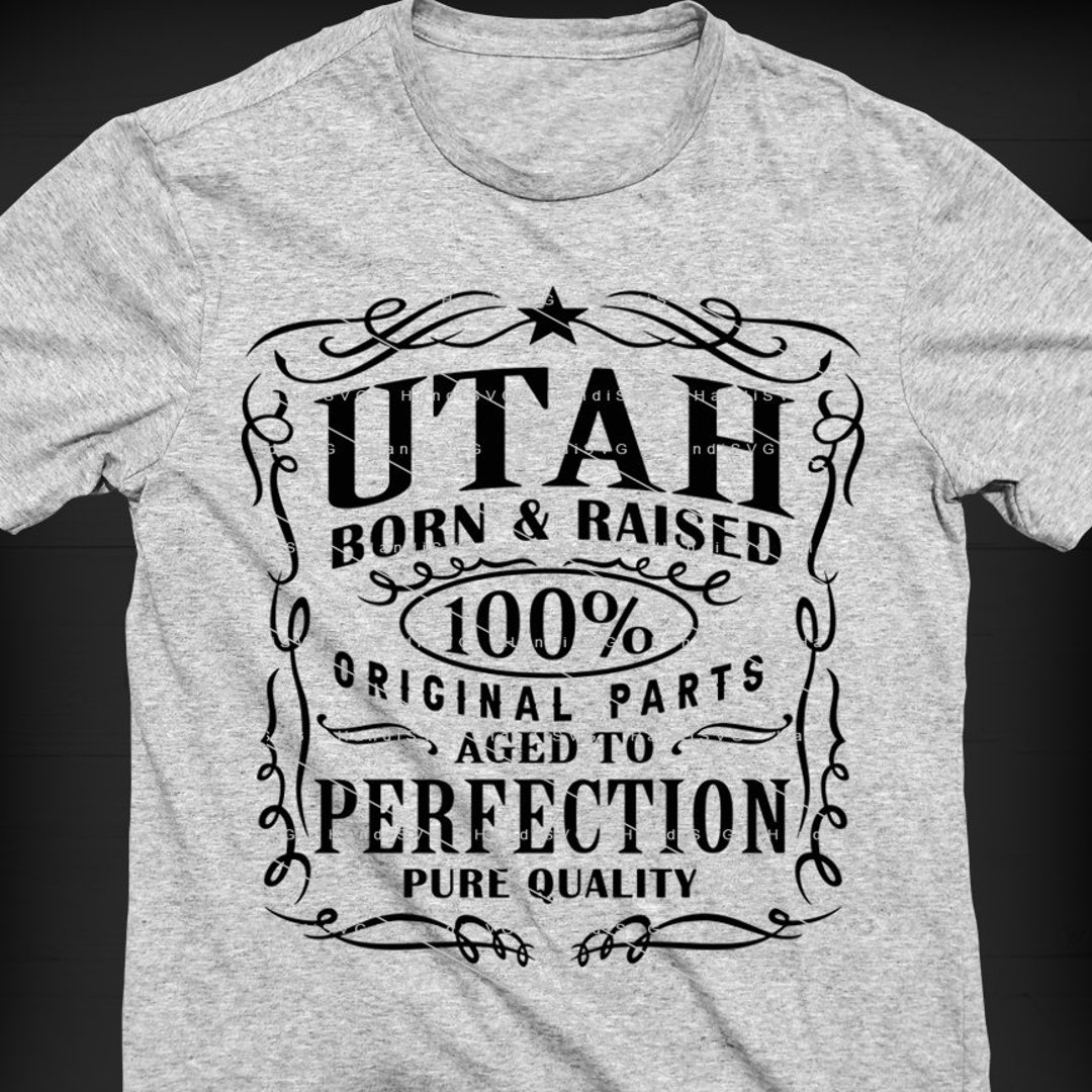 Utah SVG PNG Vintage Utah Home USA Aged to Perfection Utah Cut File ...