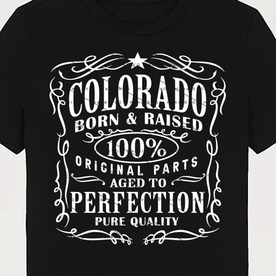 Colorado SVG PNG Vintage Colorado Home USA Aged to Perfection Colorado ...