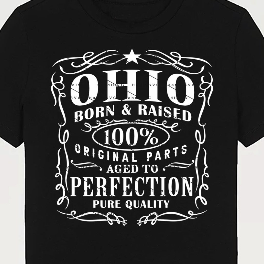 Ohio SVG PNG Vintage Ohio Home USA Aged to Perfection Ohio Cut File ...