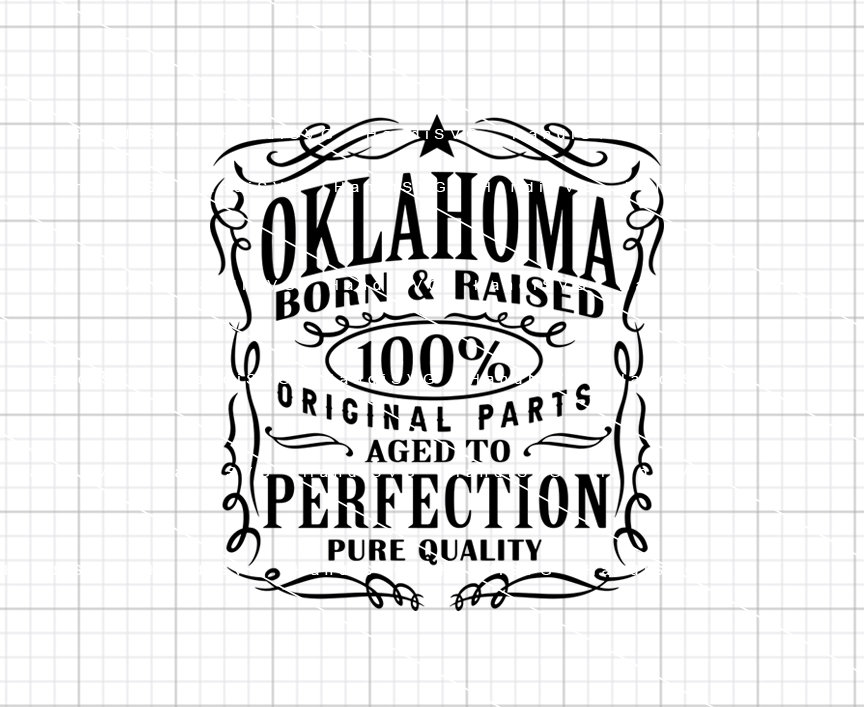 Oklahoma SVG PNG Vintage Oklahoma Home USA Aged to Perfection Oklahoma ...