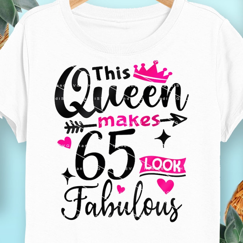 65th Birthday Svg - Etsy