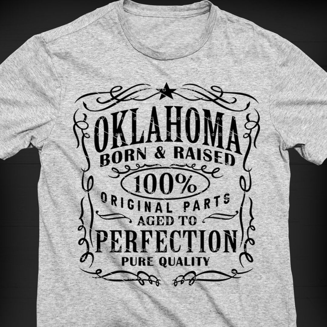 Oklahoma SVG PNG Vintage Oklahoma Home USA Aged to Perfection Oklahoma ...
