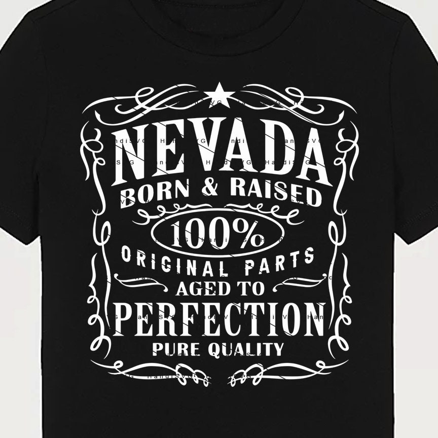 Nevada SVG PNG Vintage Nevada Home USA Aged to Perfection - Etsy