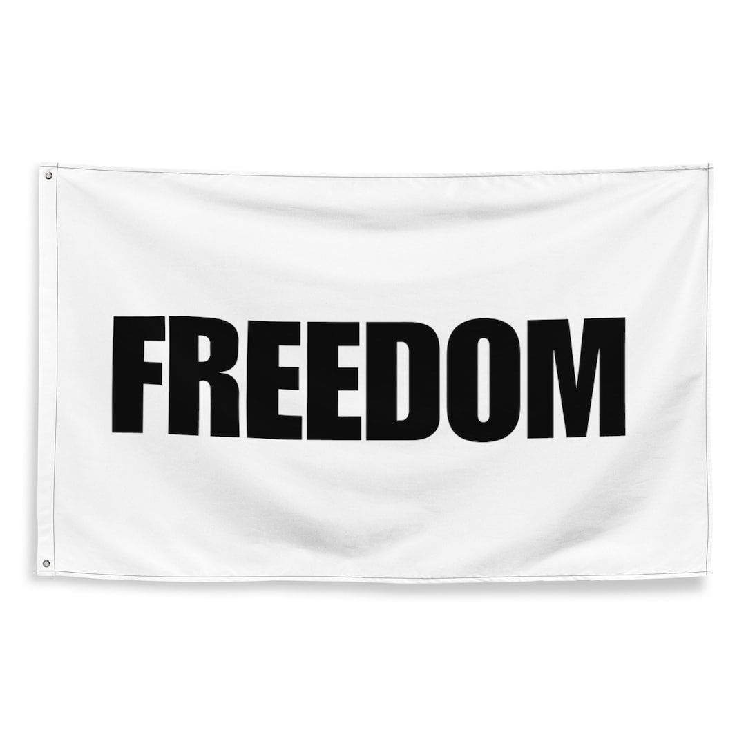 Freedom Flag, Freedom Convoy Flag, WHITE Flag, Liberty or Death Flag ...