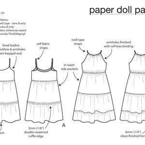 Louise Dress PDF Sewing Pattern | Women's AU Sizes 6-24 - Etsy