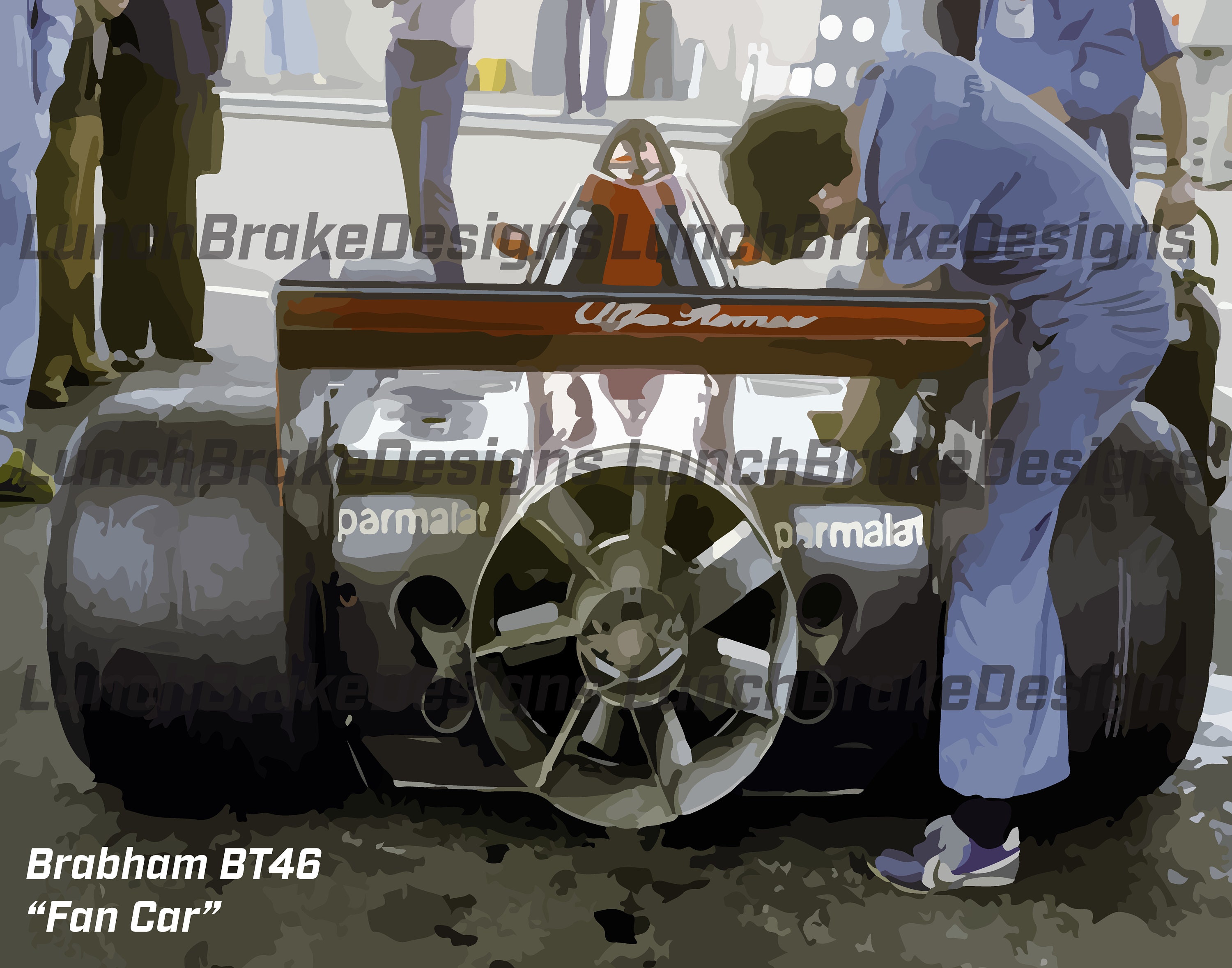 Brabham BT46 Fan Car Print - Etsy