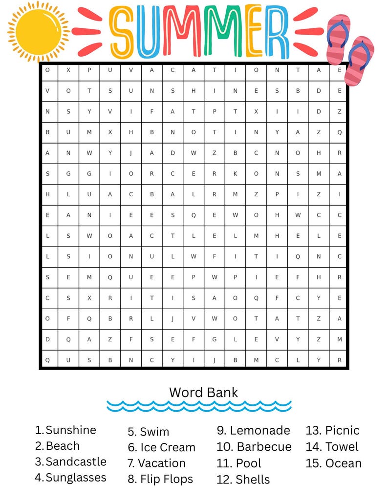 Beach-themed Summer ELAR Activity Pack | Printable Reading & Writing ...