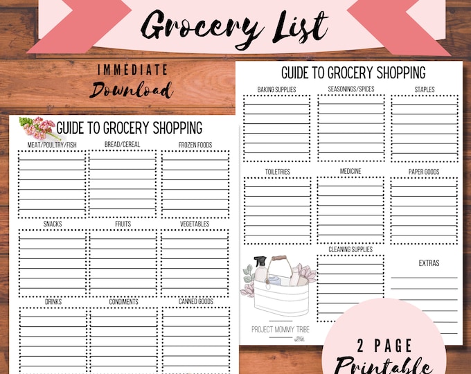 4 Week Menu Plan - Etsy Australia