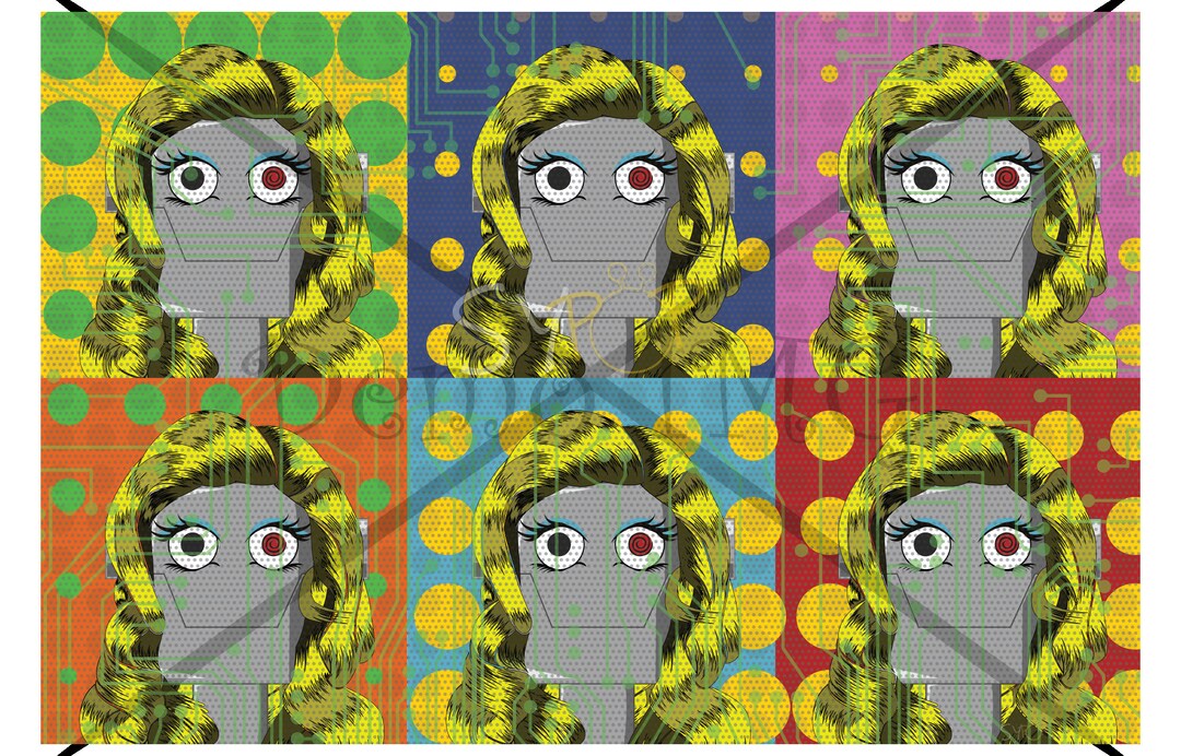 Pop Robot Poster 24x36 - Etsy