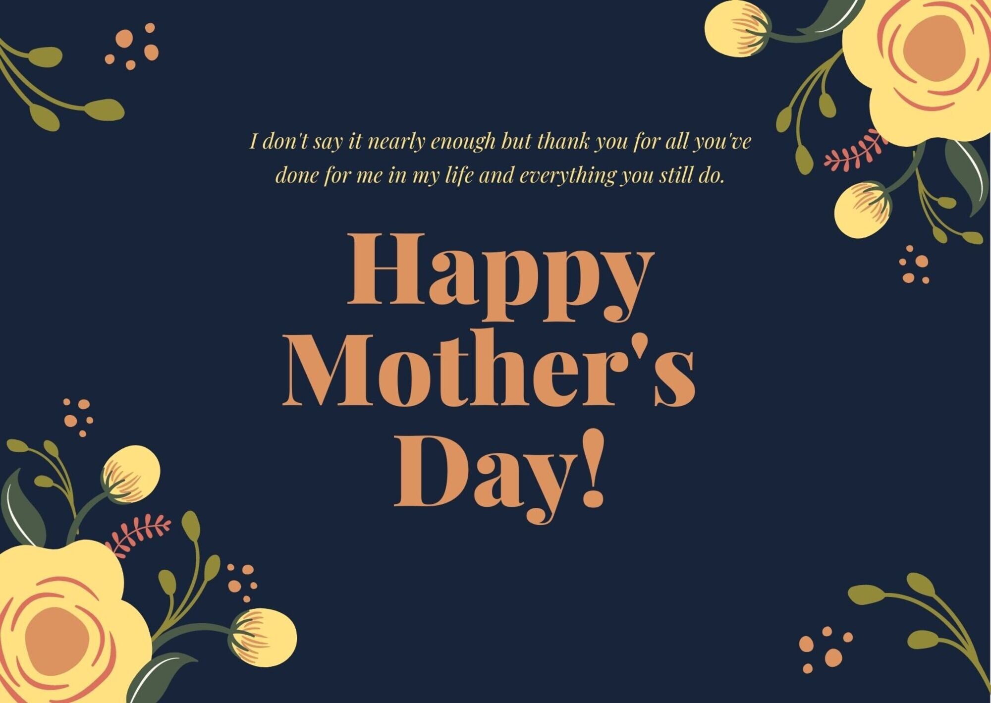 Printable Mother's Day Postcard - Etsy