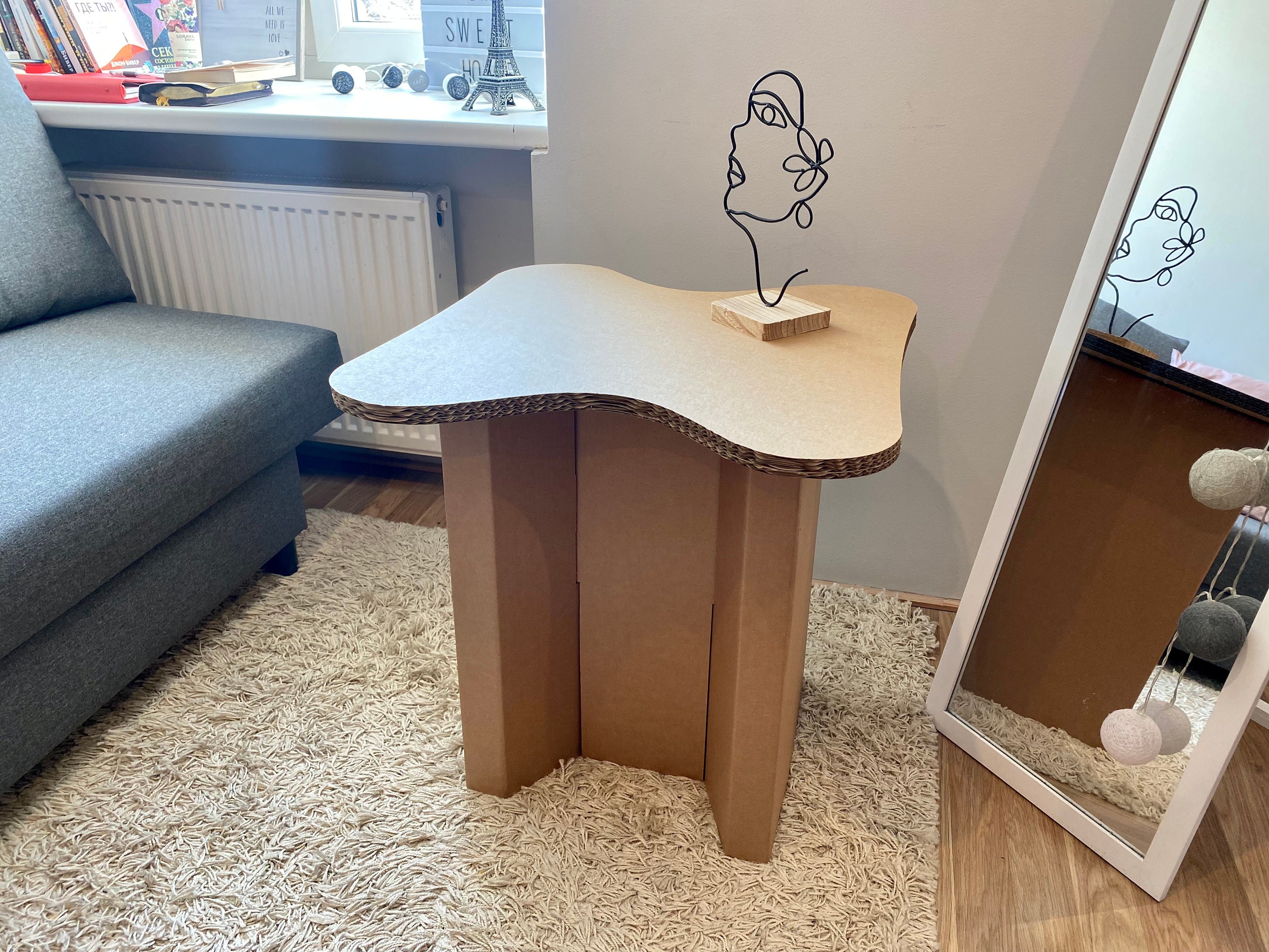 Cardboard Table. Coffe Table. Temporary Furniture. Eco Friendly ...