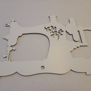 Sewing Machine Shape - Cardboard Cutout. Christmas Tree, Home and Party ...