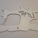 Sewing Machine Shape - Cardboard Cutout. Christmas Tree, Home and Party ...