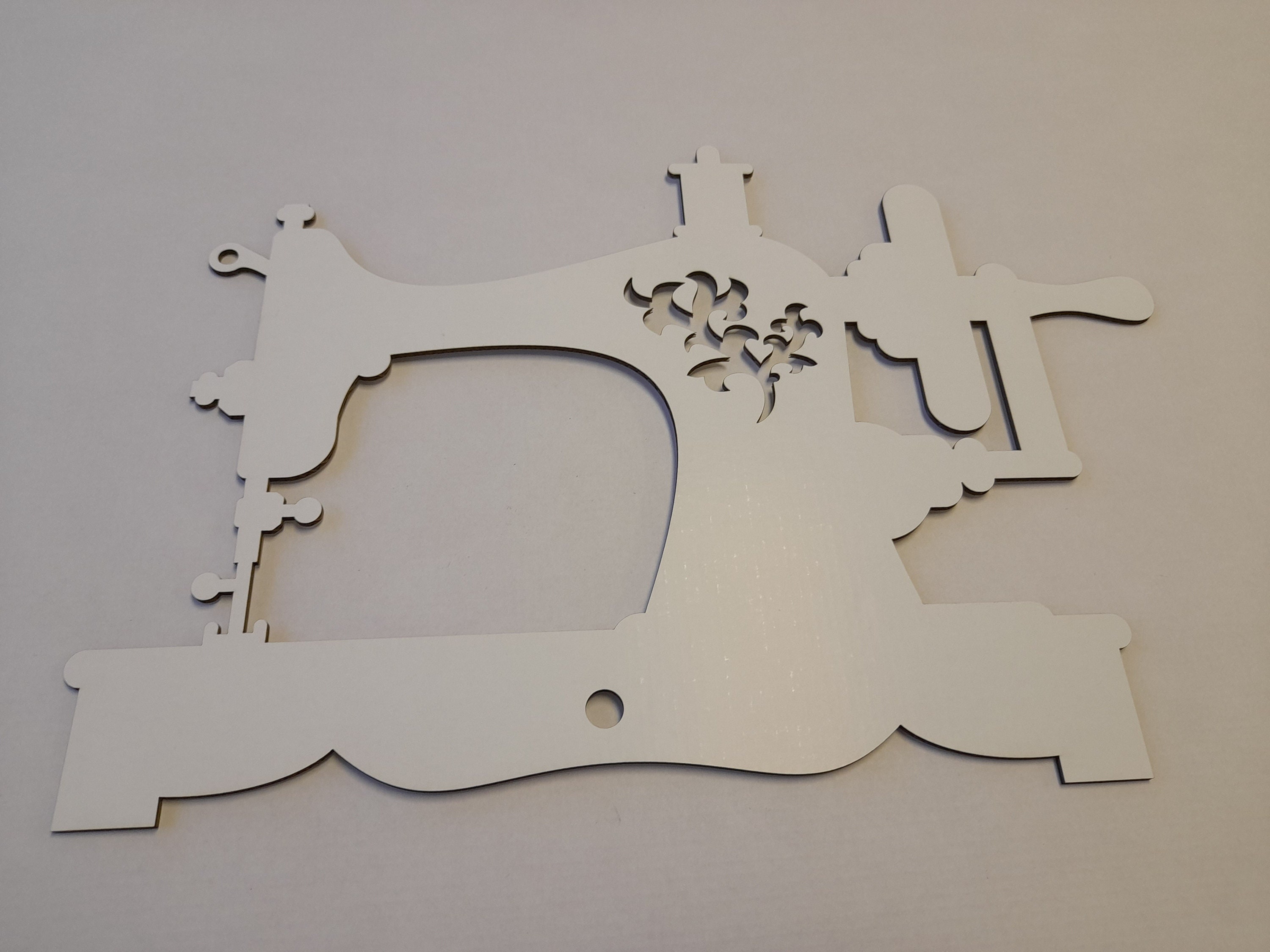 Sewing Machine Shape - Cardboard Cutout. Christmas Tree, Home and Party ...