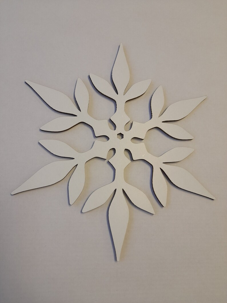 Snowflakes Shapes - Cardboard Cutout. Christmas Tree, Home and Party ...