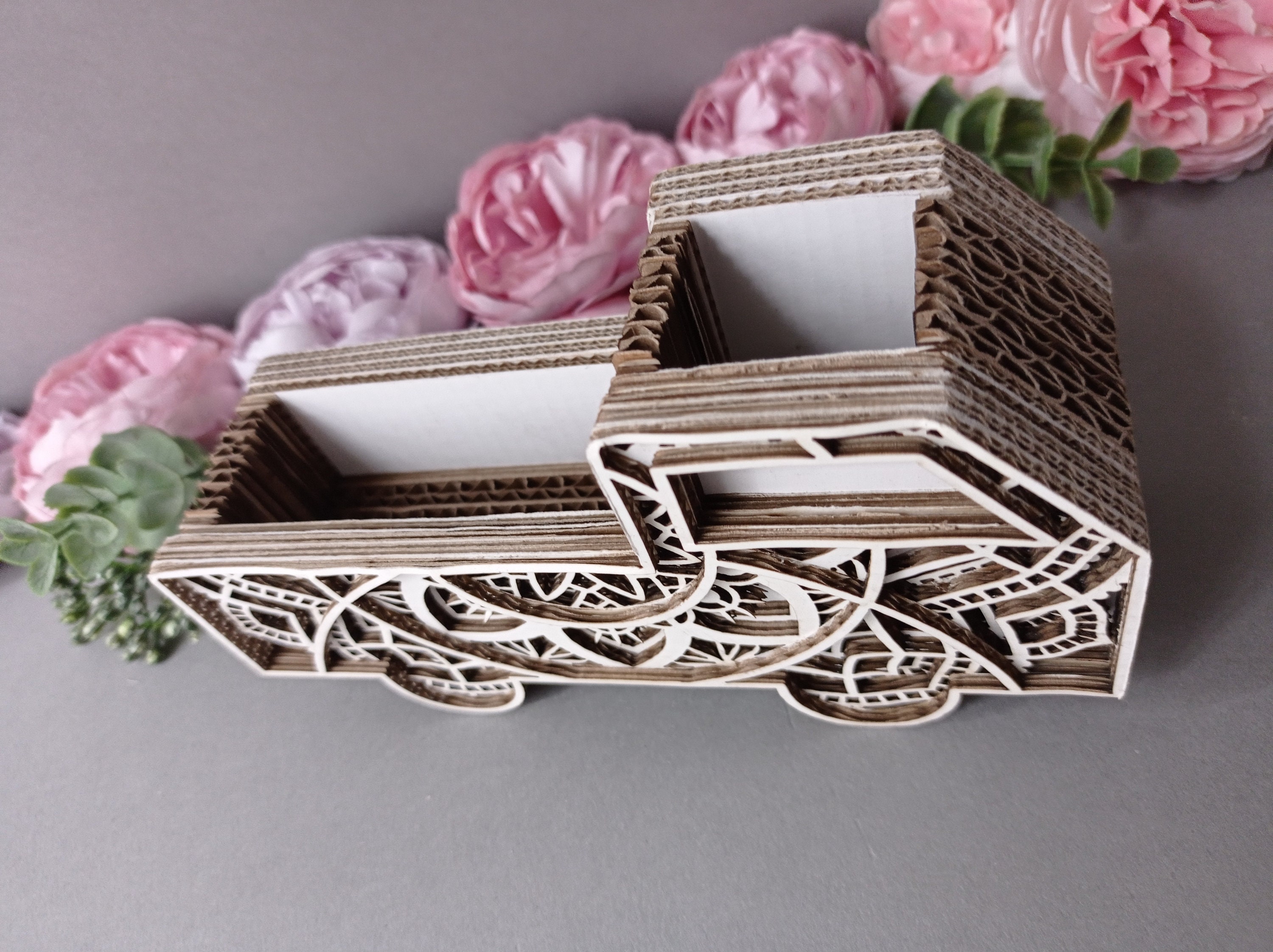 Cardboard Car Template, Cutting Files , 3D Mandala Layers, Svg, Eps ...