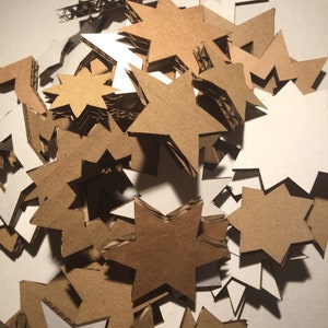 Set of Cardboard Stars. More Than 90 Stars.christmas Tree, Home ...