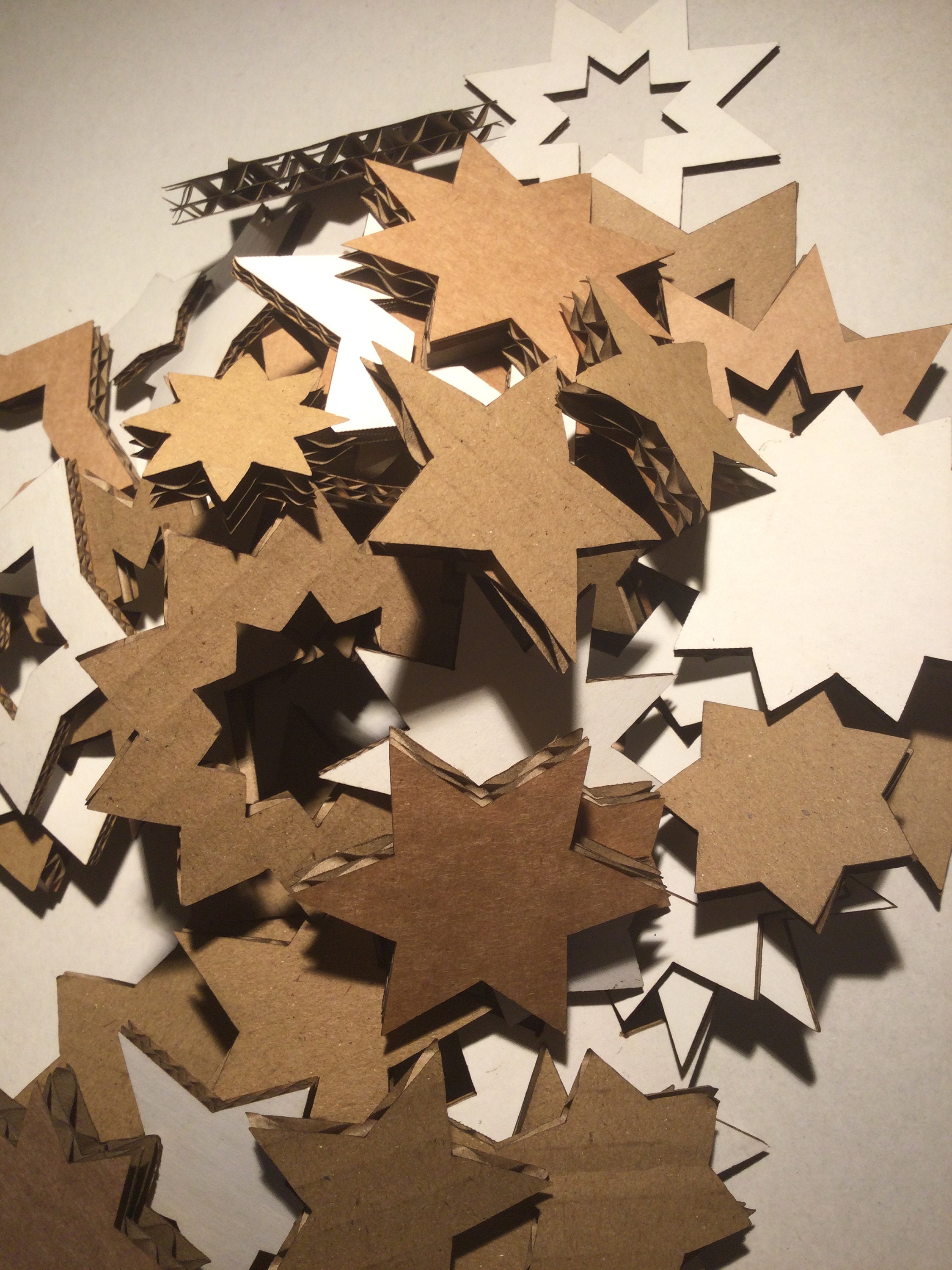 Set of Cardboard Stars. More Than 90 Stars.christmas Tree, Home ...