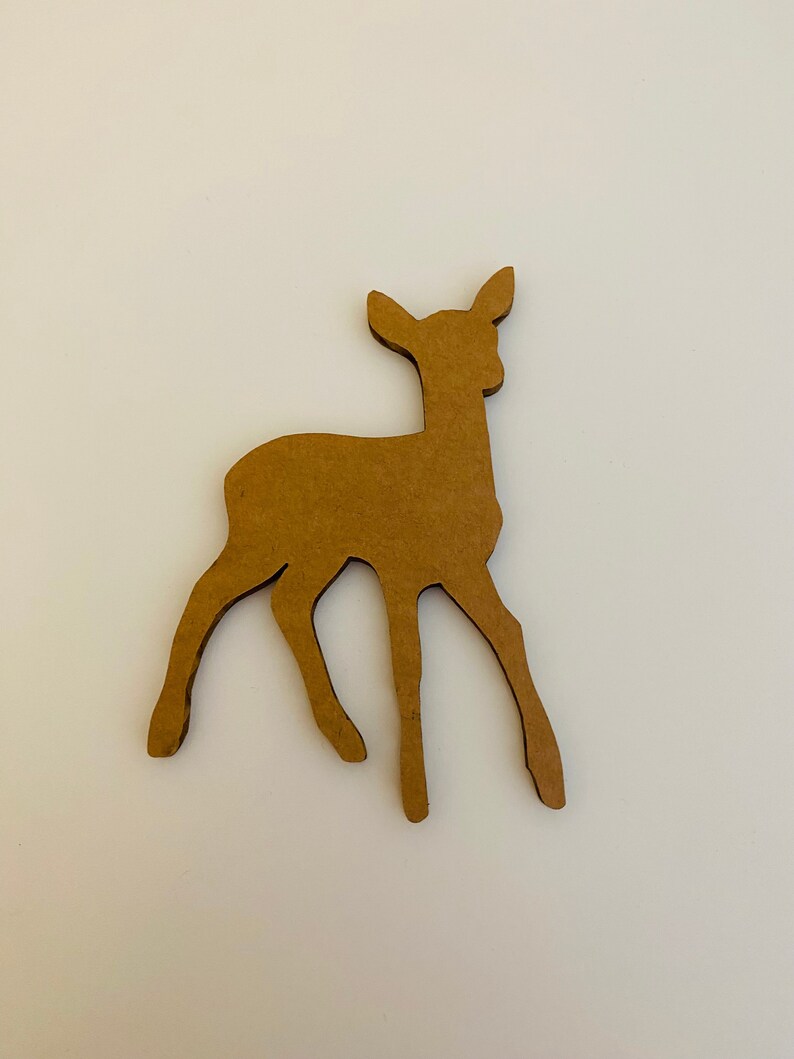 Cardboard Deer Shapes, Cardboard Cutouts, Set of 10. Christmas, Home ...