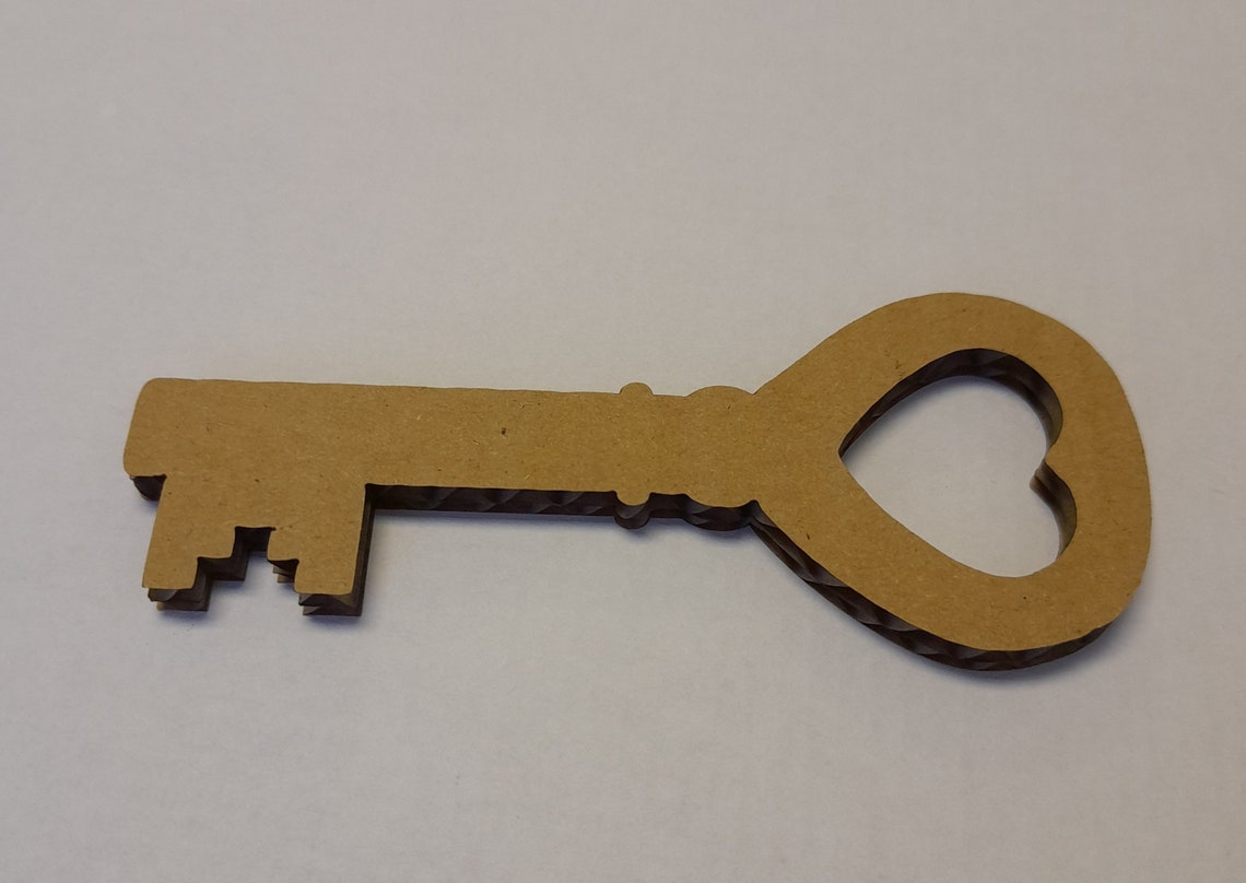 Keys Shapes - Cardboard Cutout. Christmas Tree, Home and Party Decor ...