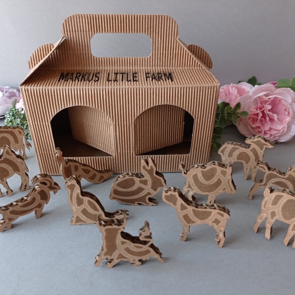 Cardboard Animals - Etsy