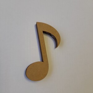 Music Notes Shapes - Cardboard Cutout. Home and Party Decor, Music ...