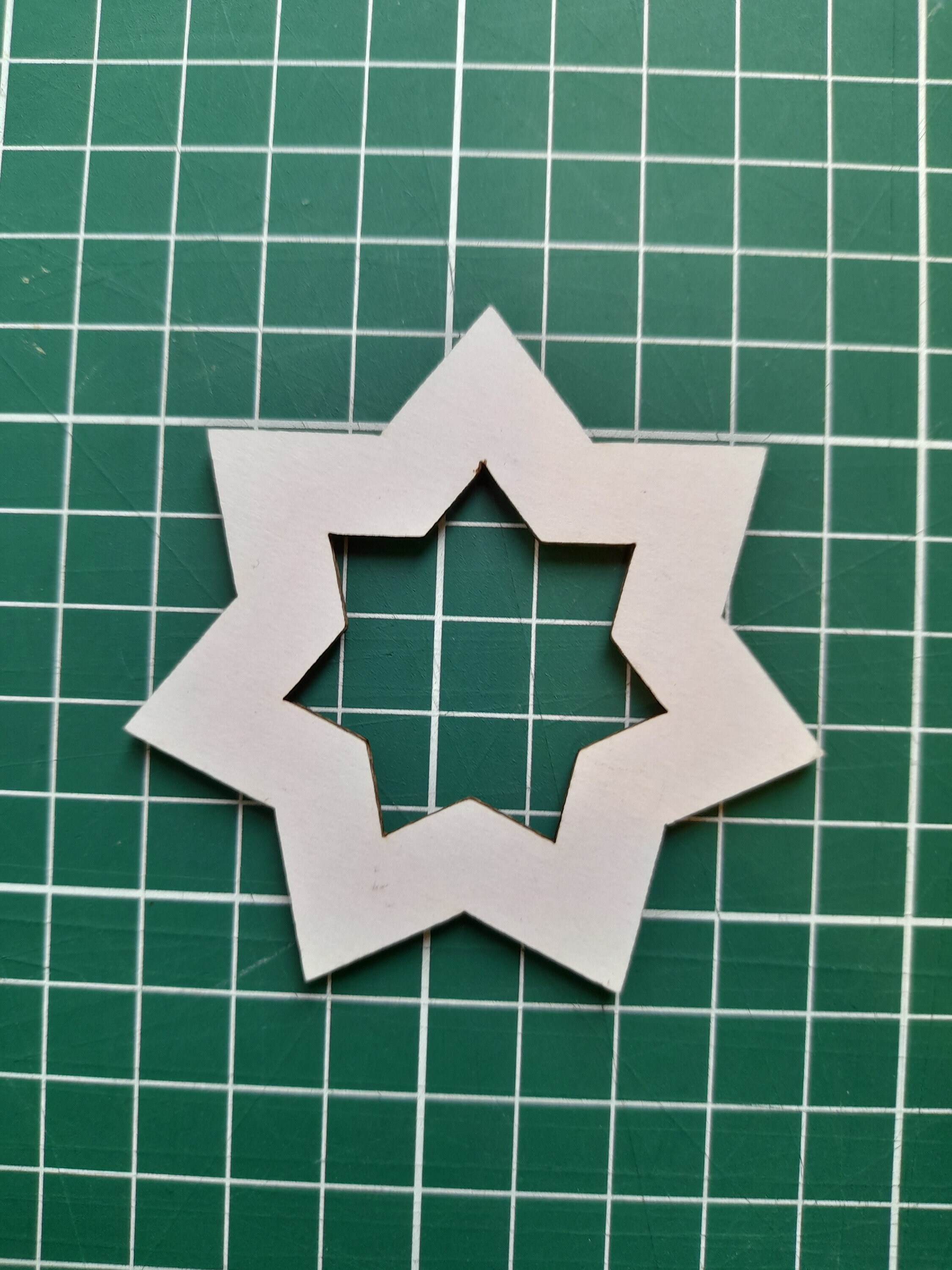 Hollow Stars Shapes - Cardboard Cutout. Christmas Tree, Home and Party ...