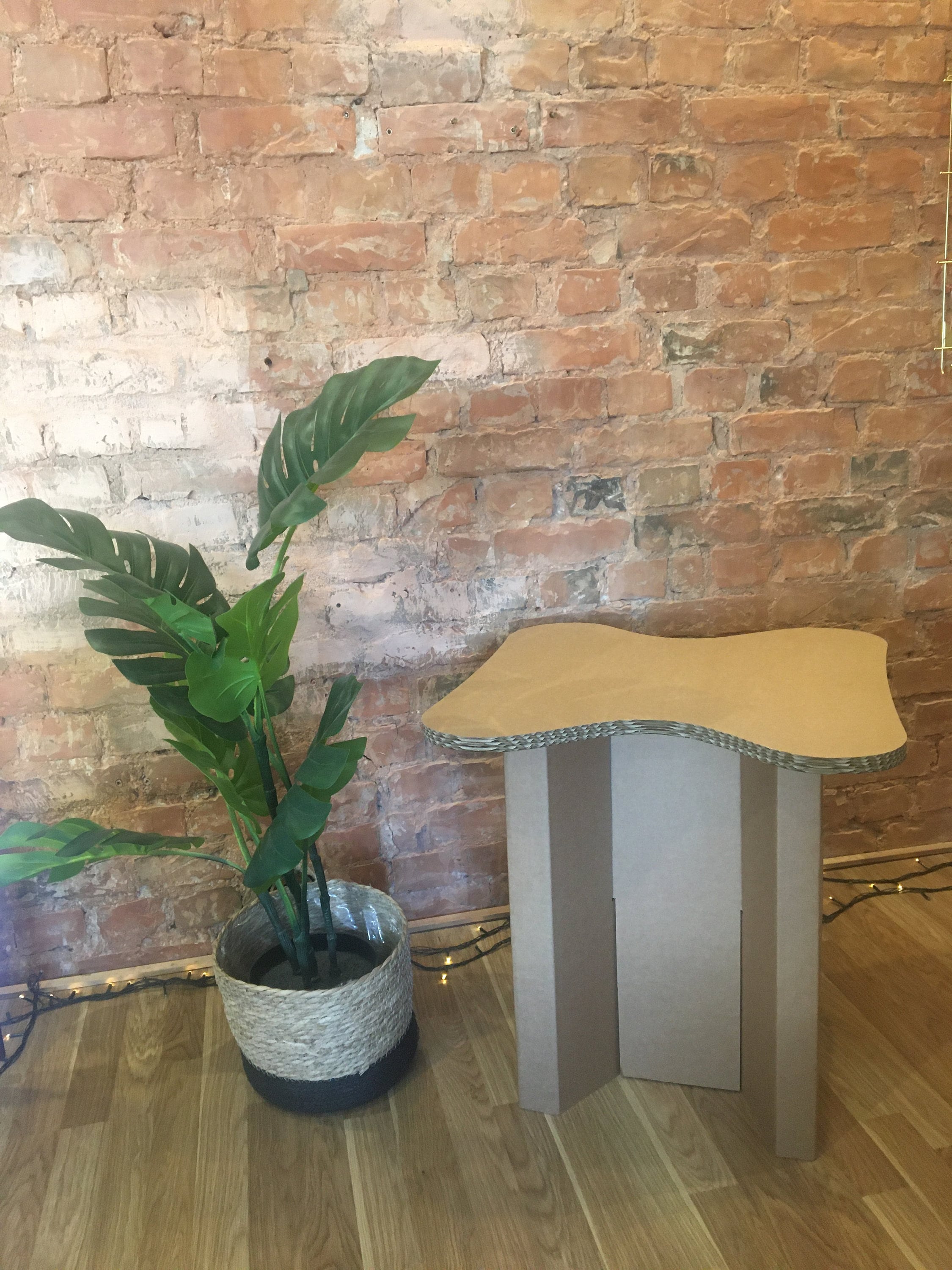 Cardboard Table. Coffe Table. Temporary Furniture. Eco Friendly ...