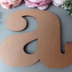 Large Cardboard Letters and Numbers. DIY Letters and Numbers. Different ...
