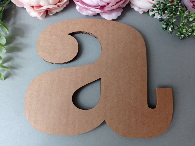 Large Cardboard Letters and Numbers. DIY Letters and Numbers. Different ...