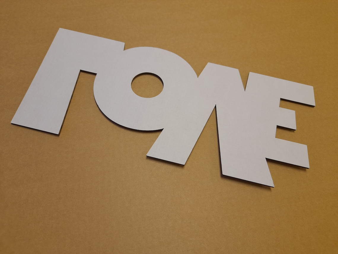 LOVE Cardboard Cutout, Free Standing and No, Home Decor, Wall Art ...